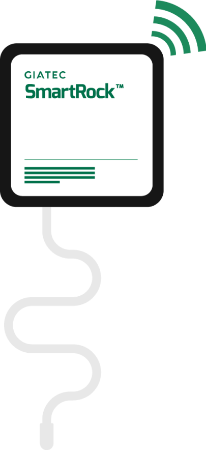 SmartRock™ | Concrete Temperature and Strength Sensor | Giatec