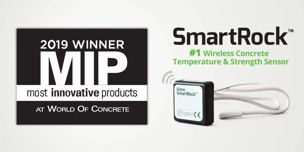 SmartRock™ Wins Most Innovative Product at World of Concrete | Giatec