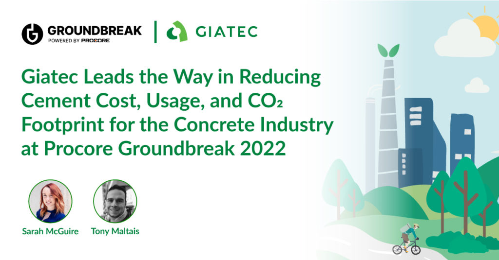Giatec Leads the Way in Reducing CO2 Footprint at Groundbreak 2022