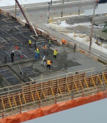 Maximum Temperature of Concrete: Challenges of Mass Elements
