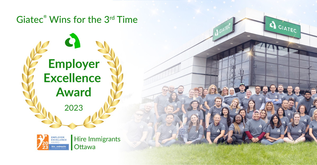 Giatec Wins Employer Excellence Award 2023 by Hire Immigrants Ottawa