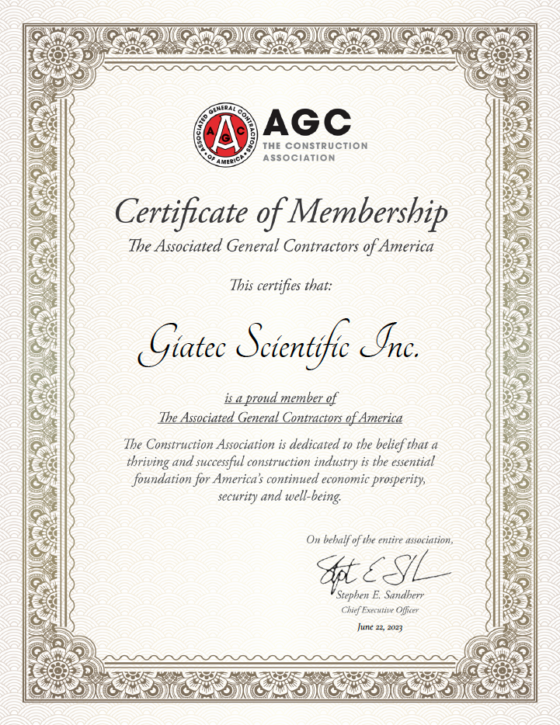 Giatec® Joins the Associated General Contractors of America