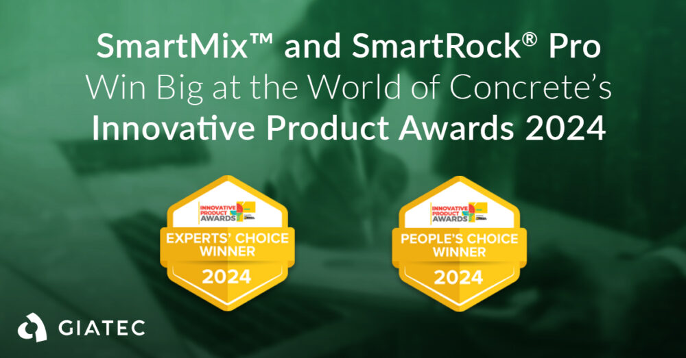 SmartMix™ and SmartRock® Pro Win Innovative Product Awards