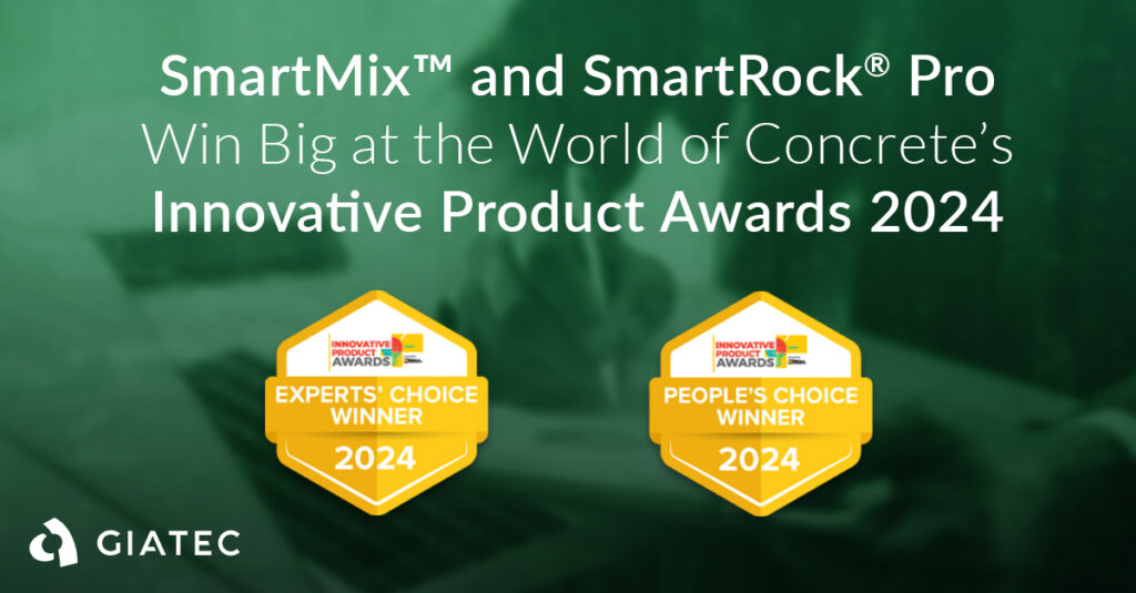SmartMix™ and SmartRock® Pro Win Innovative Product Awards