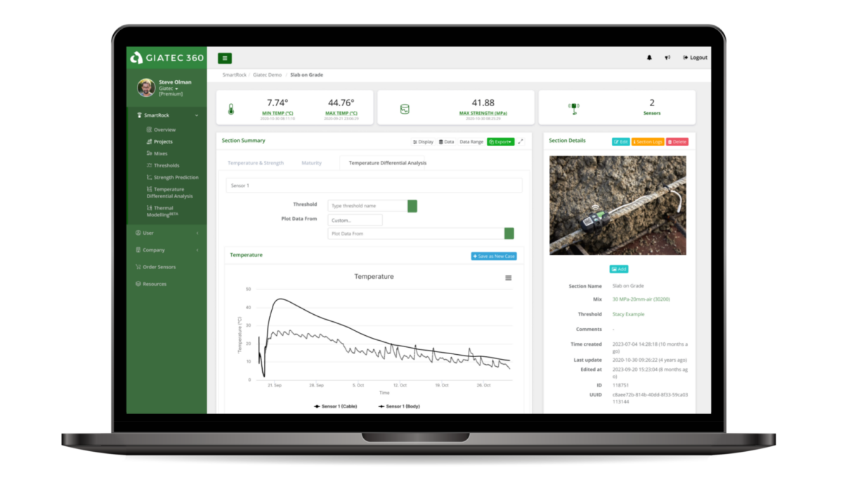 Mass Concrete Monitoring & Thermal Control | SmartRock®